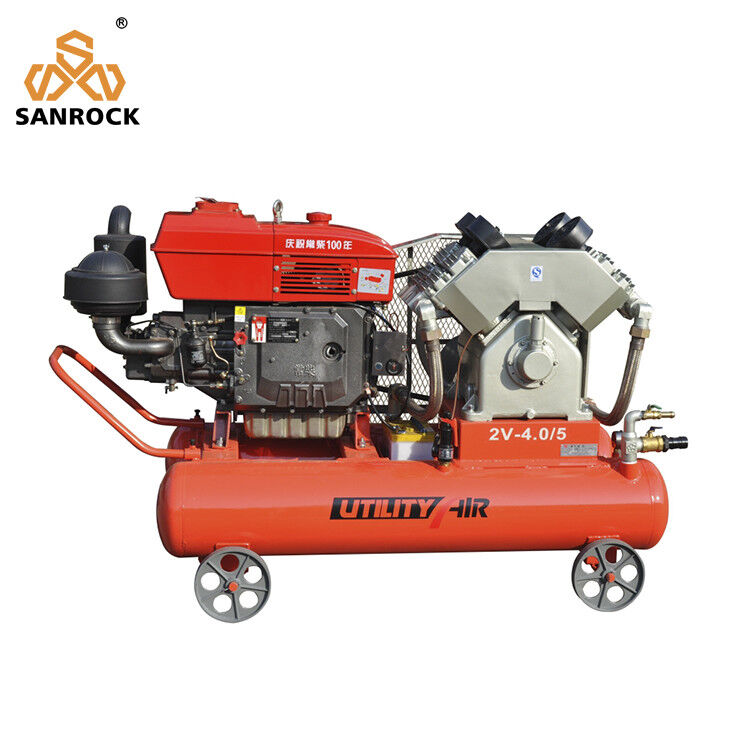 Portable Mine Piston Air Compressor 2v-4.0/5 Video Technical Support