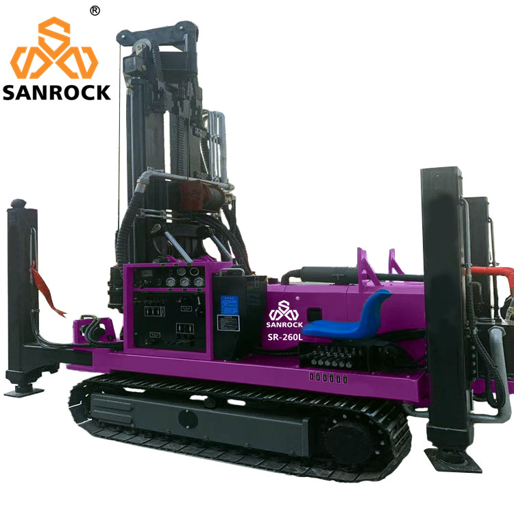78kw Diesel Water Well Drill Rig Hydraulic Rotary Borehole Portable ...