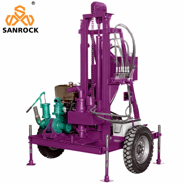 Small Deep Water Well Drilling Rig Machine Portable Hydraulic Water ...