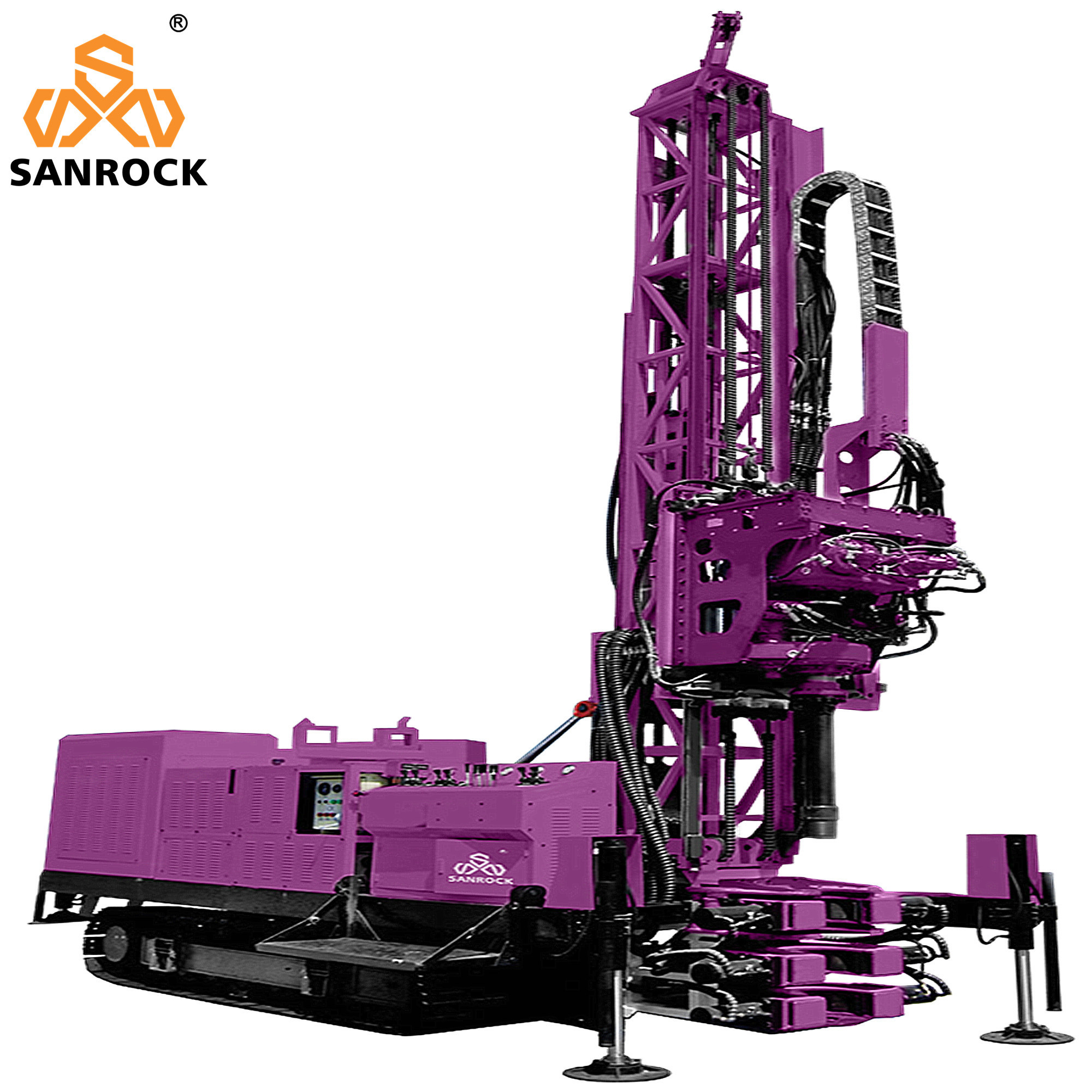 Geological Sonic Core Drilling Rig Exploration 200m Depth Full ...